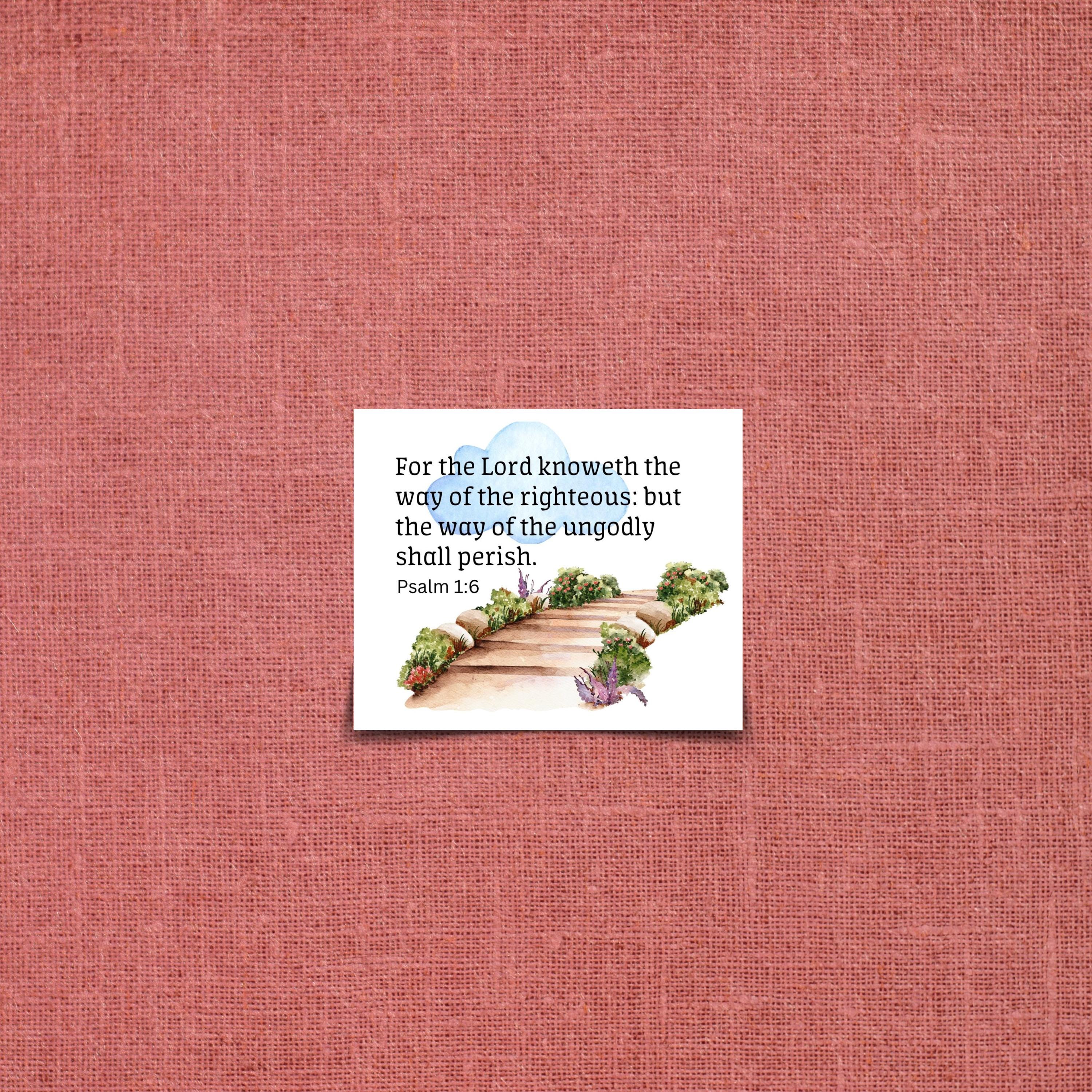 Printable Psalm 1 KJV Scripture Cards & Full Text, Psalm 1 Bible Verse ...