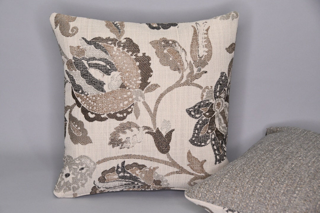 Handmade Richloom Studio Wolcott Portobello Gray Brown Oatmeal - Etsy