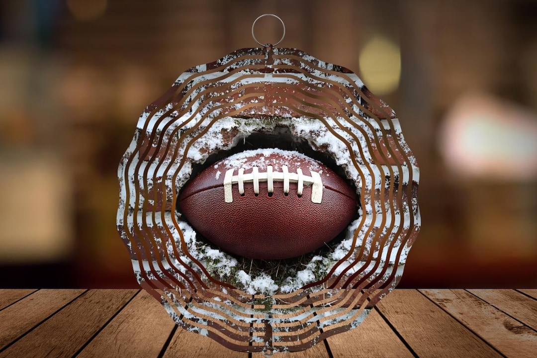 Football Wind Spinner Sublimation Design,wind Spinner Door Hanger ...