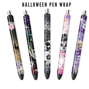 Horror Halloween Pen Wraps Waterslide, Epoxy Pen Wraps,ink Joy Wraps ...