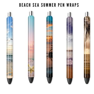Pen Wraps Beach Sea Summer ,pen Wraps Waterslides,digital Download PNG ...