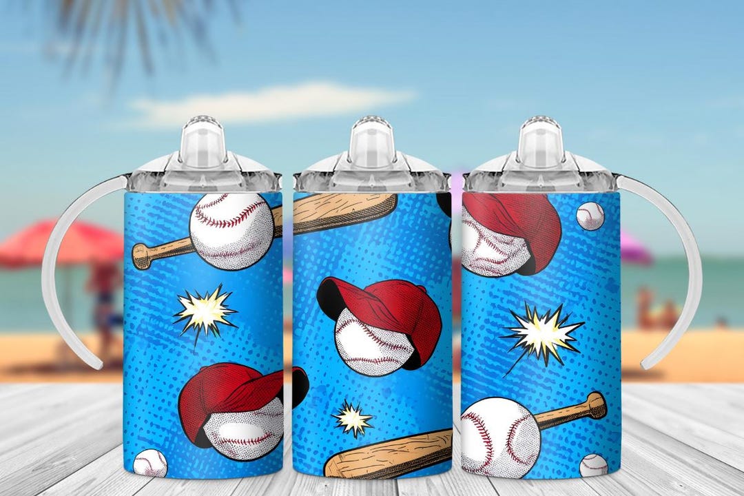Baseball Sippy Cup PNG Instant Digital Download 12 Oz Tumbler Design ...