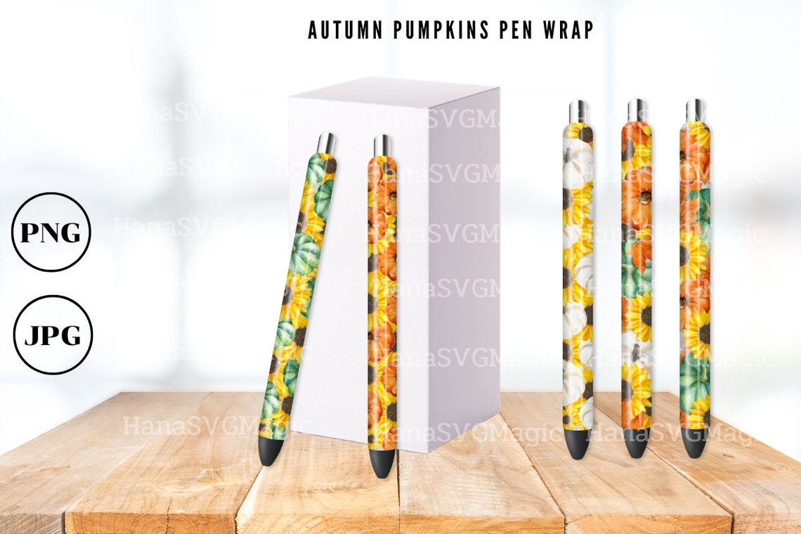 Autumn Pumpkins Pen Wrap PNG Sublimation Designspumpkin Pen - Etsy