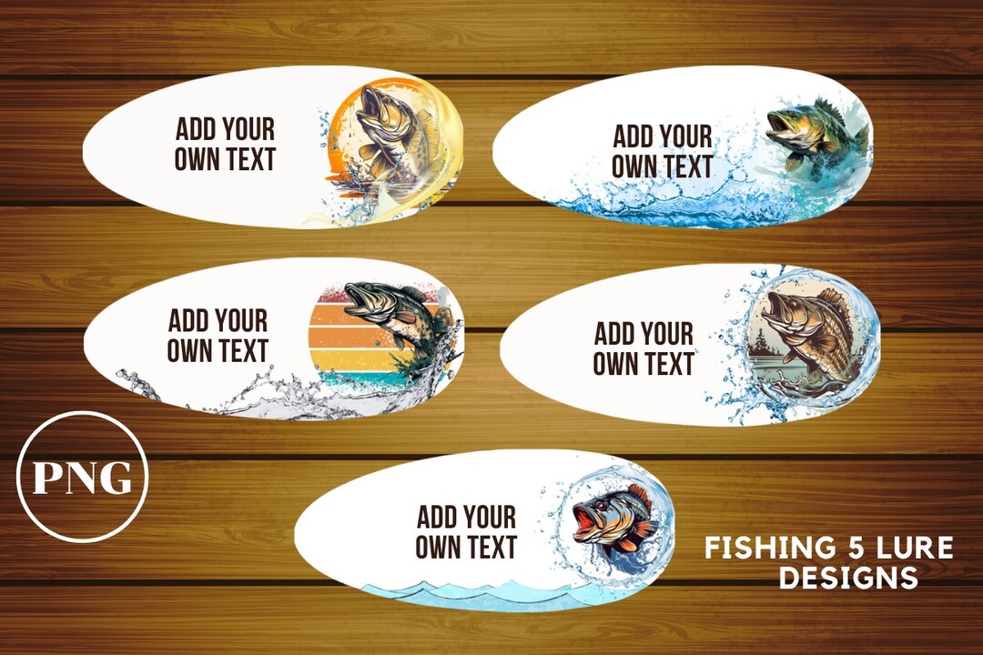 Fathers Day Fishing Lure Sublimation Template/fishing Lure Designs/add ...