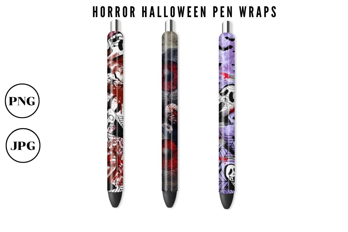 Horror Halloween Pen Wraps,true Crime Movies,halloween Pen Wrap ...