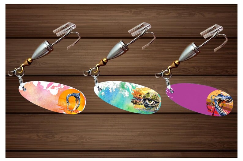 Fishing Lure Designs/add Your Own Text/fathers Day Lure Gift - Etsy