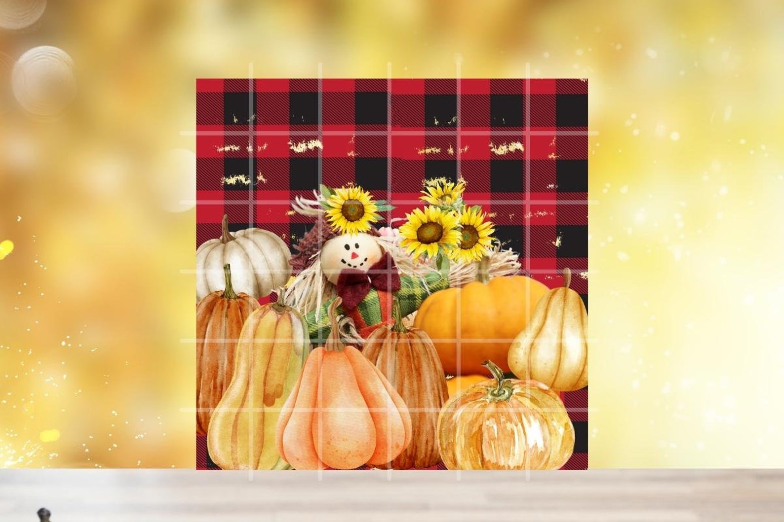 Straw Man Pumpkin Fall Round Wind Spinner Pngwind Spinner - Etsy