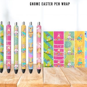 Pen Wraps Gnome Easter- Themed PNG Sublimation Designs,digital Download PNG - Etsy