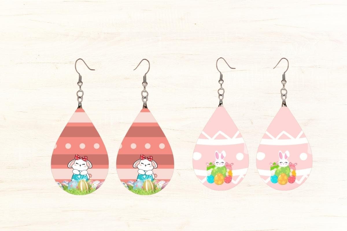 15 Easter Sublimation Earring Designs Template PNG Instant - Etsy
