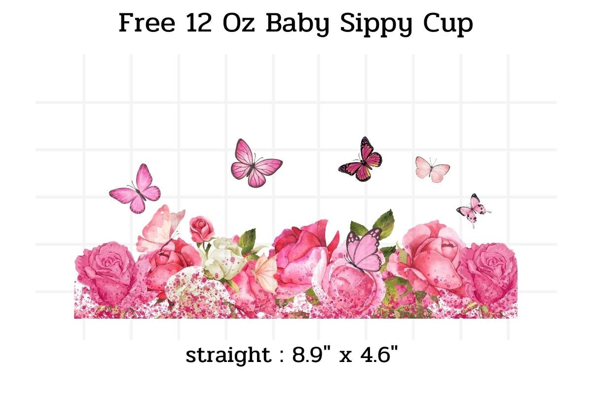 Pink Rose 17 Oz Mason Jar Tumbler,sublimation Design Template,digital ...