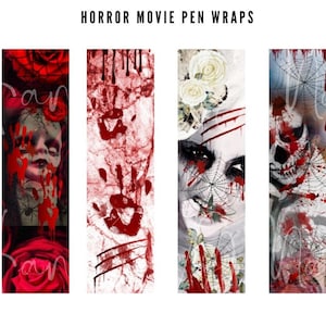 Pen Wrap Horror Movie ,pen Wraps Waterslides,digital Download PNG File ...