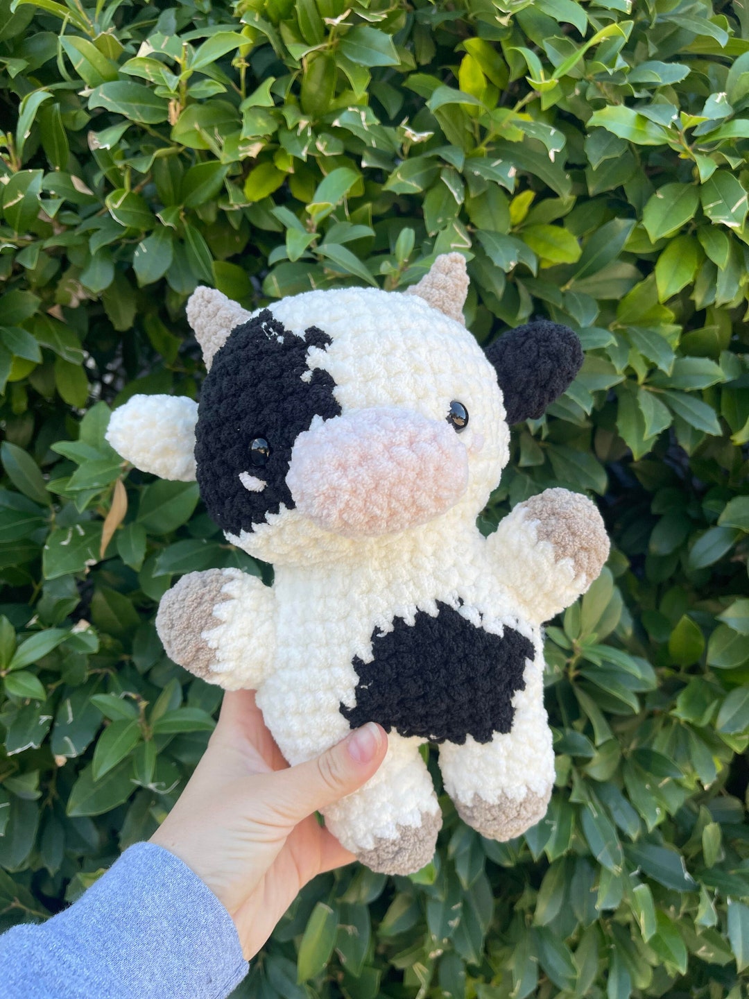 Cute Crochet Cow - Etsy
