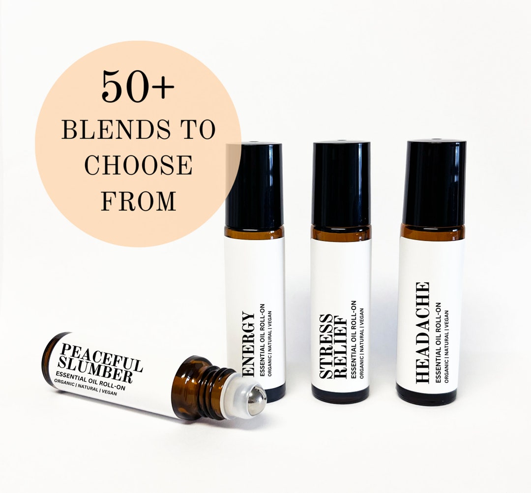 ORGANIC Essential Oil Roll-ons 50 Options to Choose From All Natural ...
