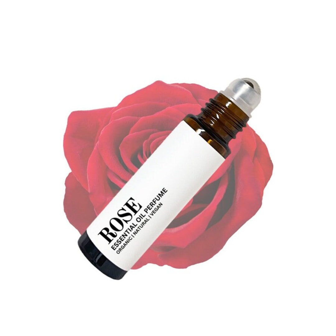 Natural Perfume Oil Rose Roll on Perfume Oil, Organic Perfume Essential ...