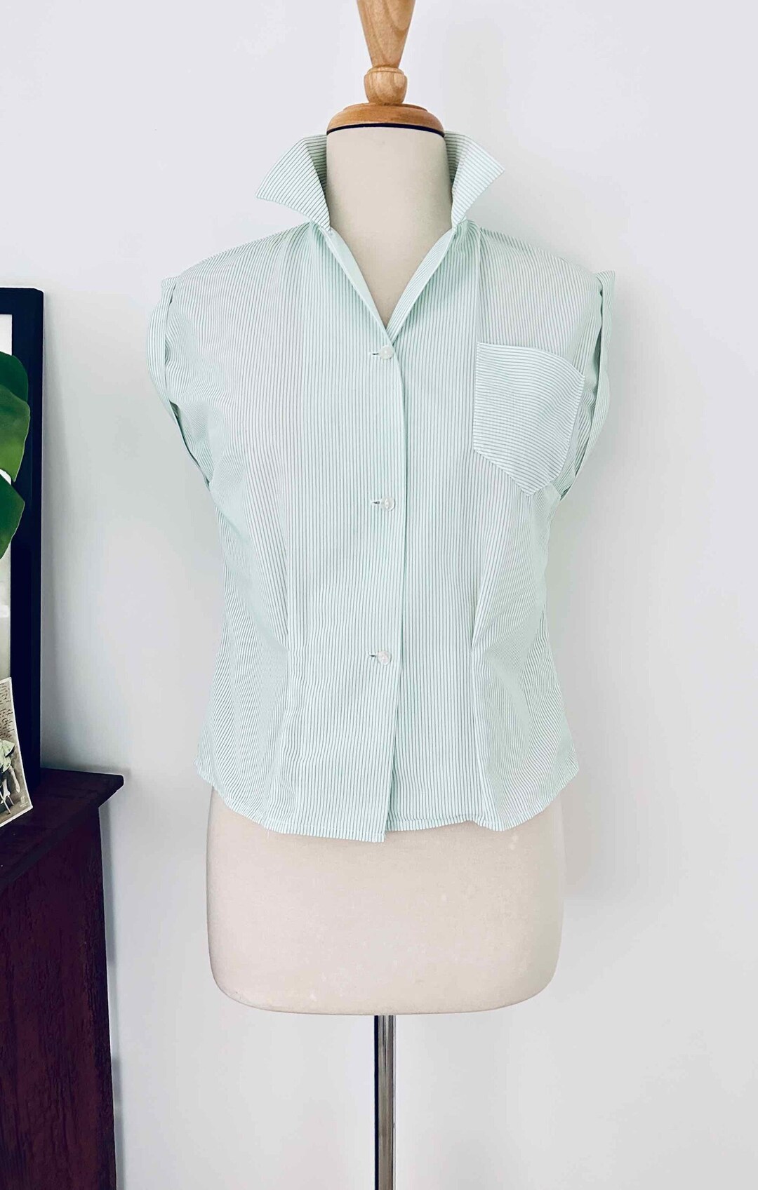 Retro 60s Striped Top, Mod Top, Size AU 10, Mid Century 60s Top,womens ...