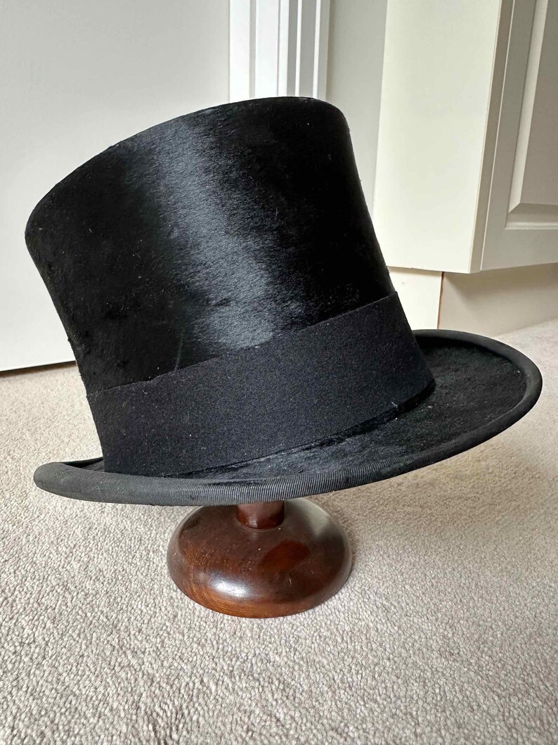Top Hat Antique Henry Heath London Silk Top Hat Edwardian Size 6 7/8 - Etsy