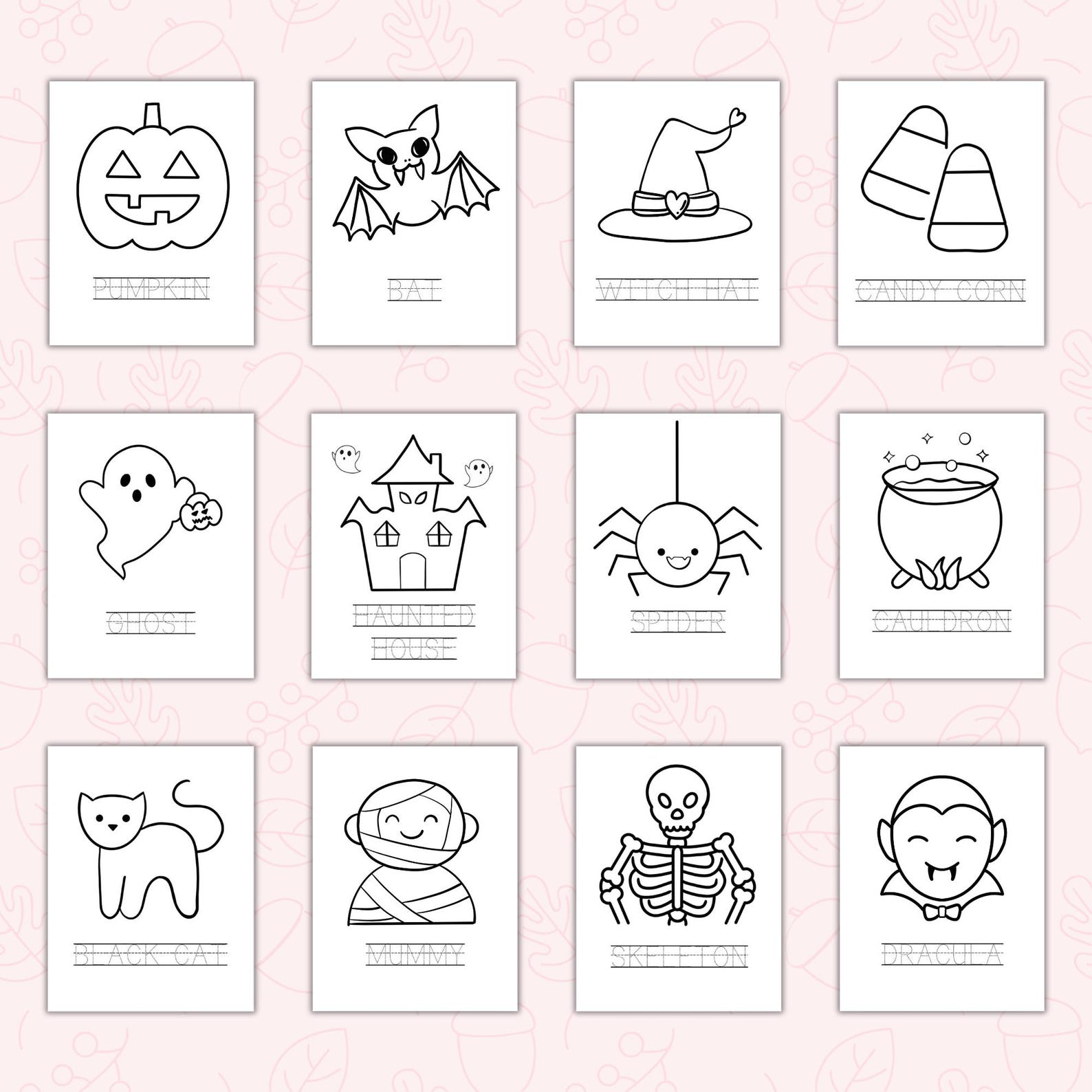 HALLOWEEN Coloring Pages for Kids | Printable Halloween Activity ...