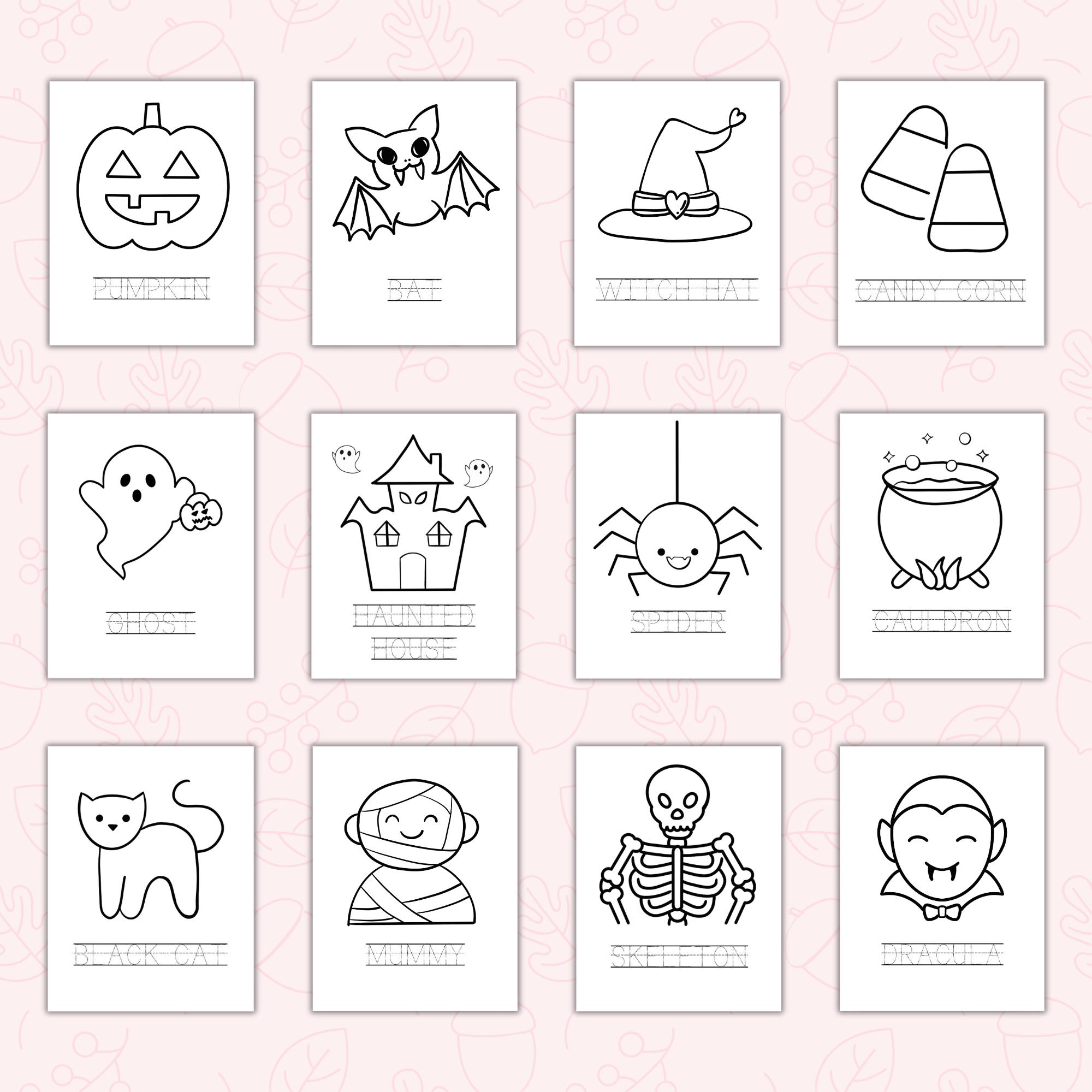 HALLOWEEN Coloring Pages for Kids | Printable Halloween Activity ...