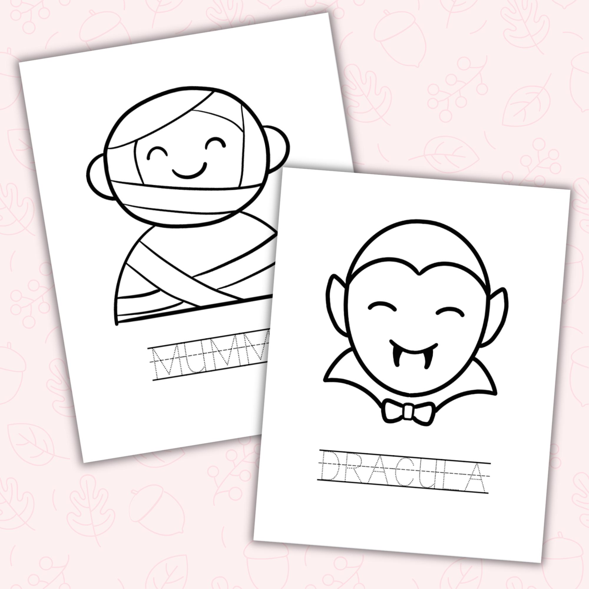 HALLOWEEN Coloring Pages for Kids | Printable Halloween Activity ...