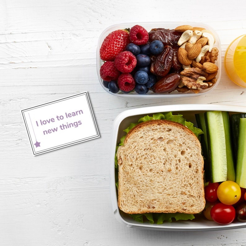 Printable Positive Affirmation Note Cards Kindness Cards Set of 40 ...