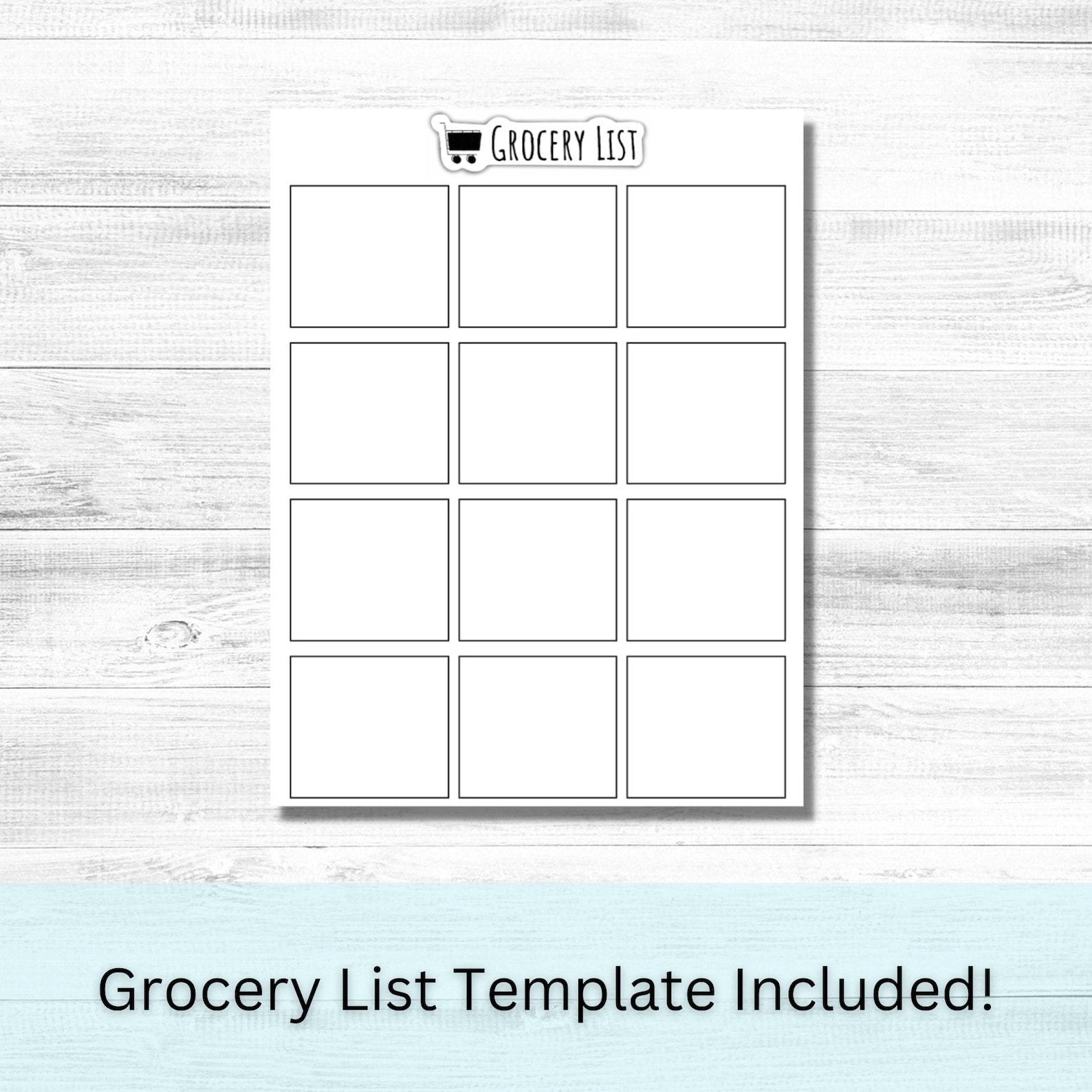 Children's Visual Grocery List Cards | Set of 80 Printable Kids Grocery ...
