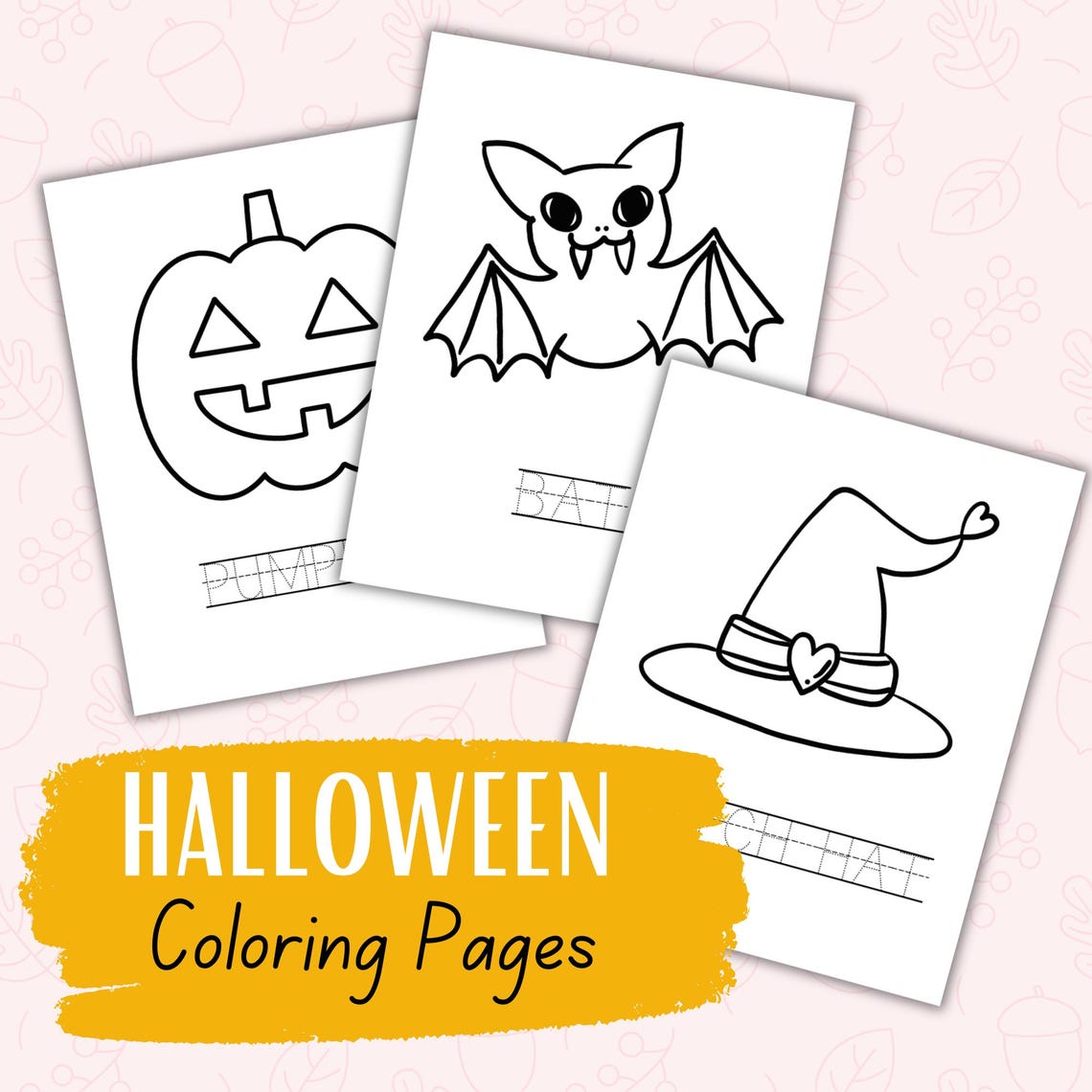HALLOWEEN Coloring Pages for Kids | Printable Halloween Activity ...