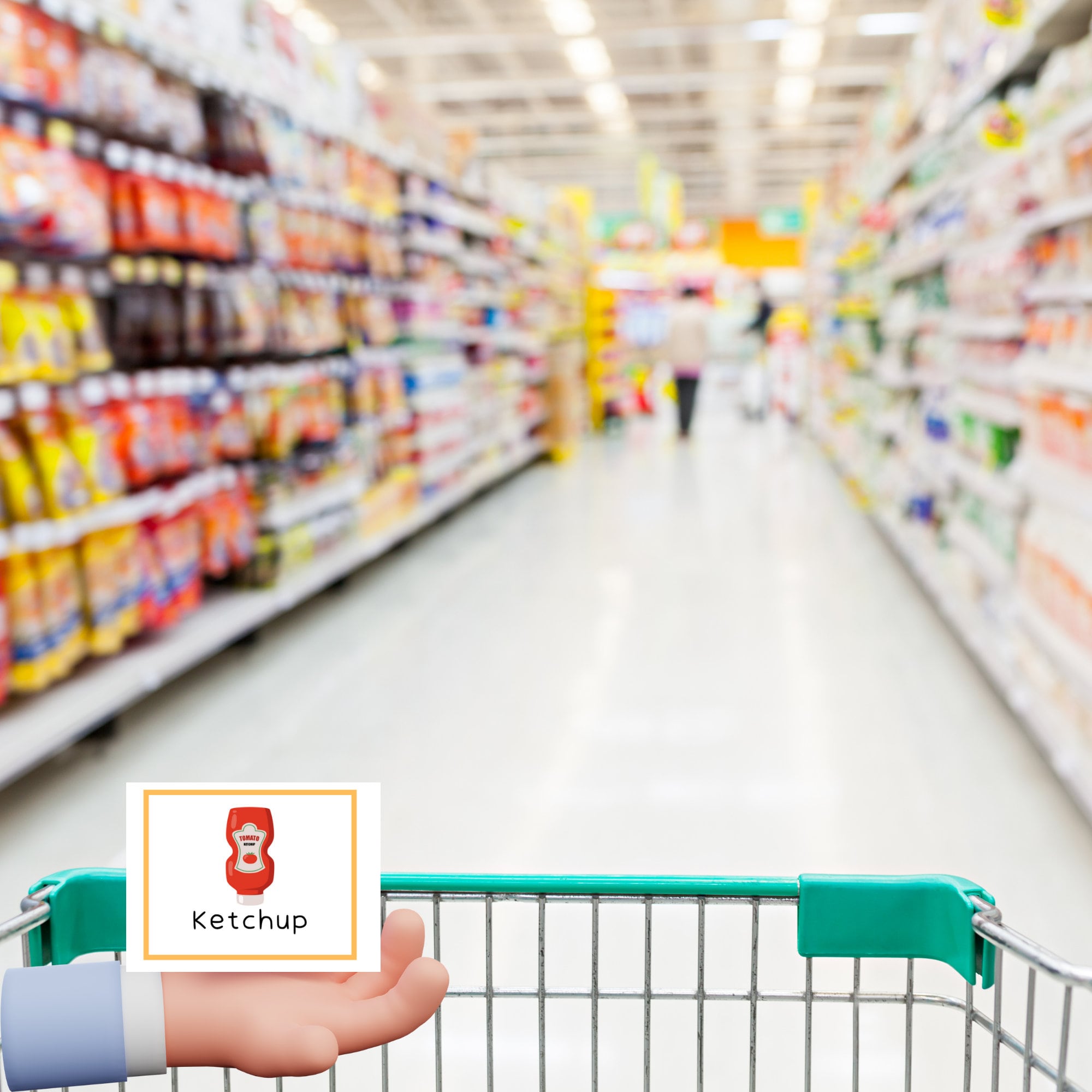 Children's Visual Grocery List Cards | Set of 80 Printable Kids Grocery ...