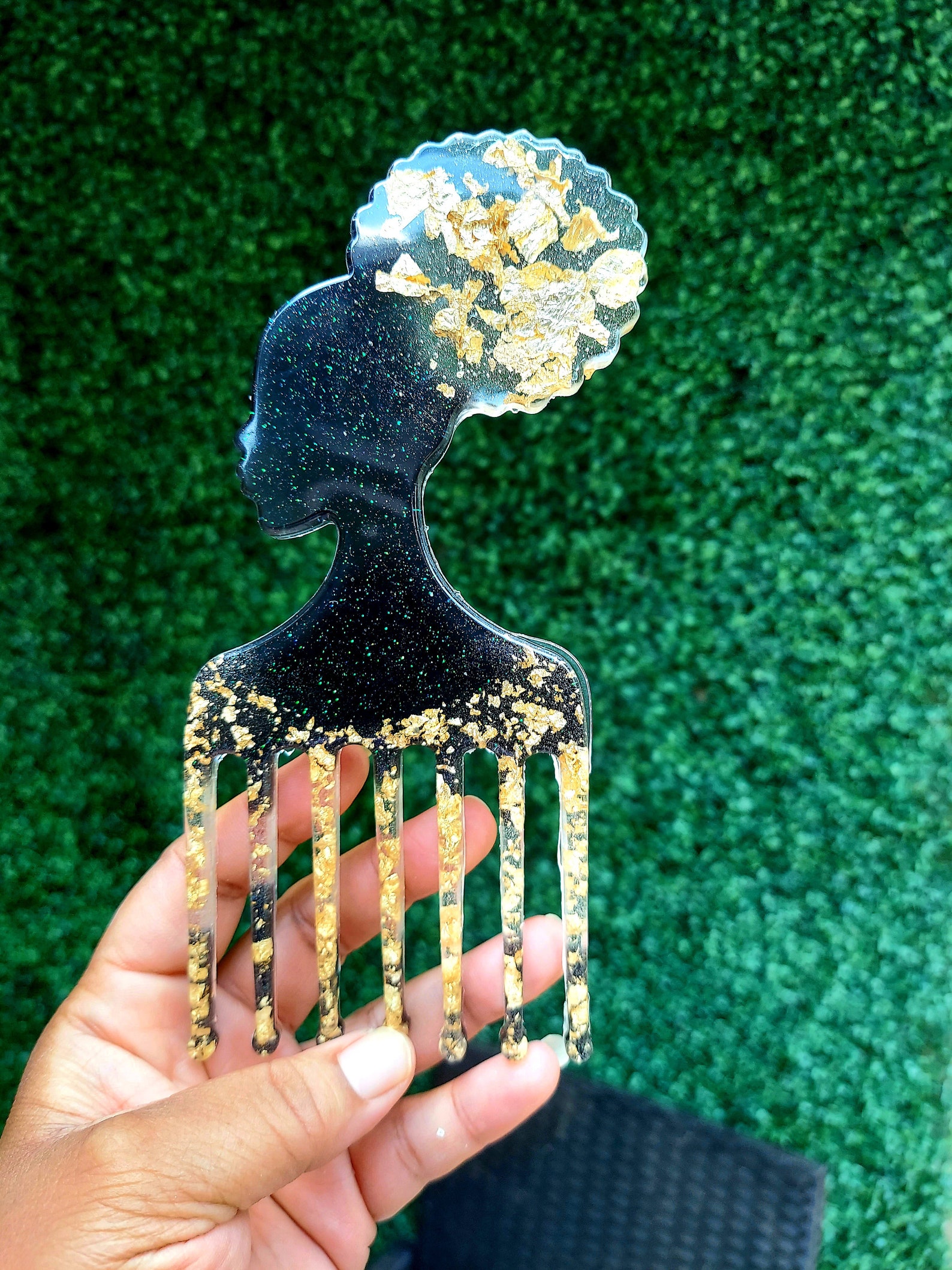 Afro Puff Comb - Etsy