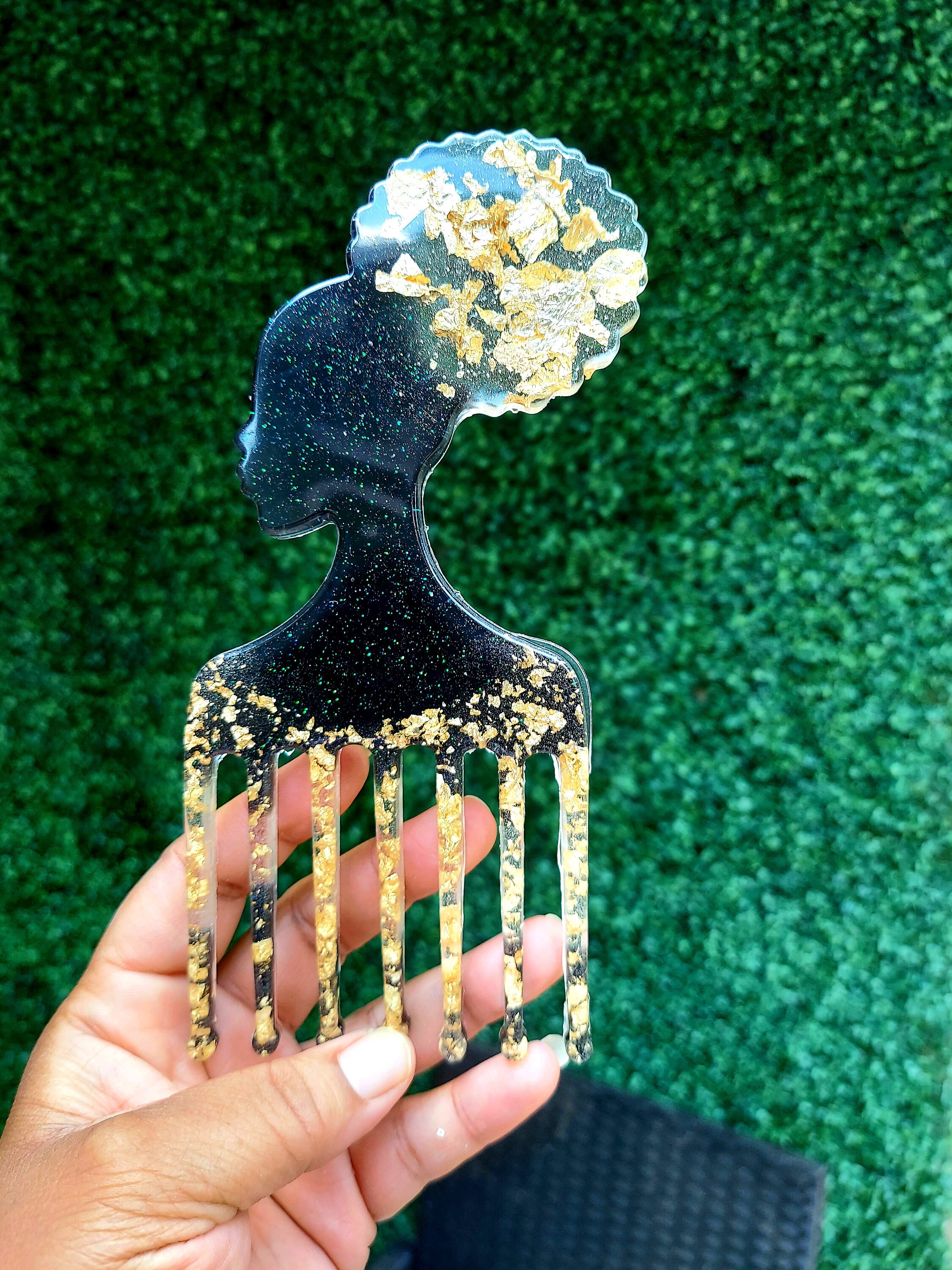 Afro Puff Comb - Etsy