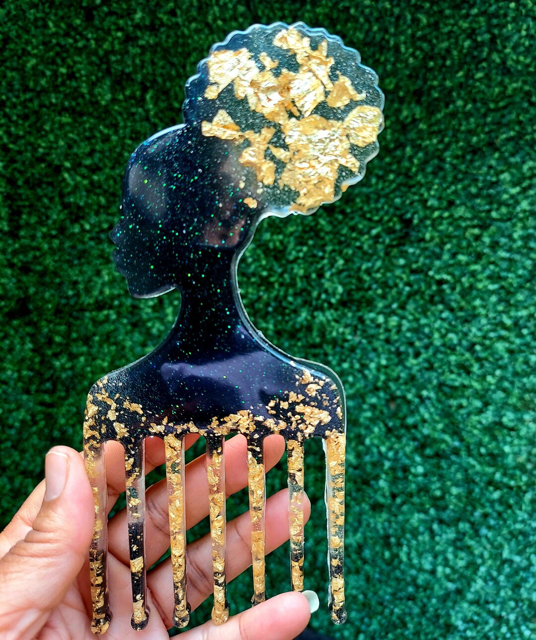 Afro Puff Comb - Etsy