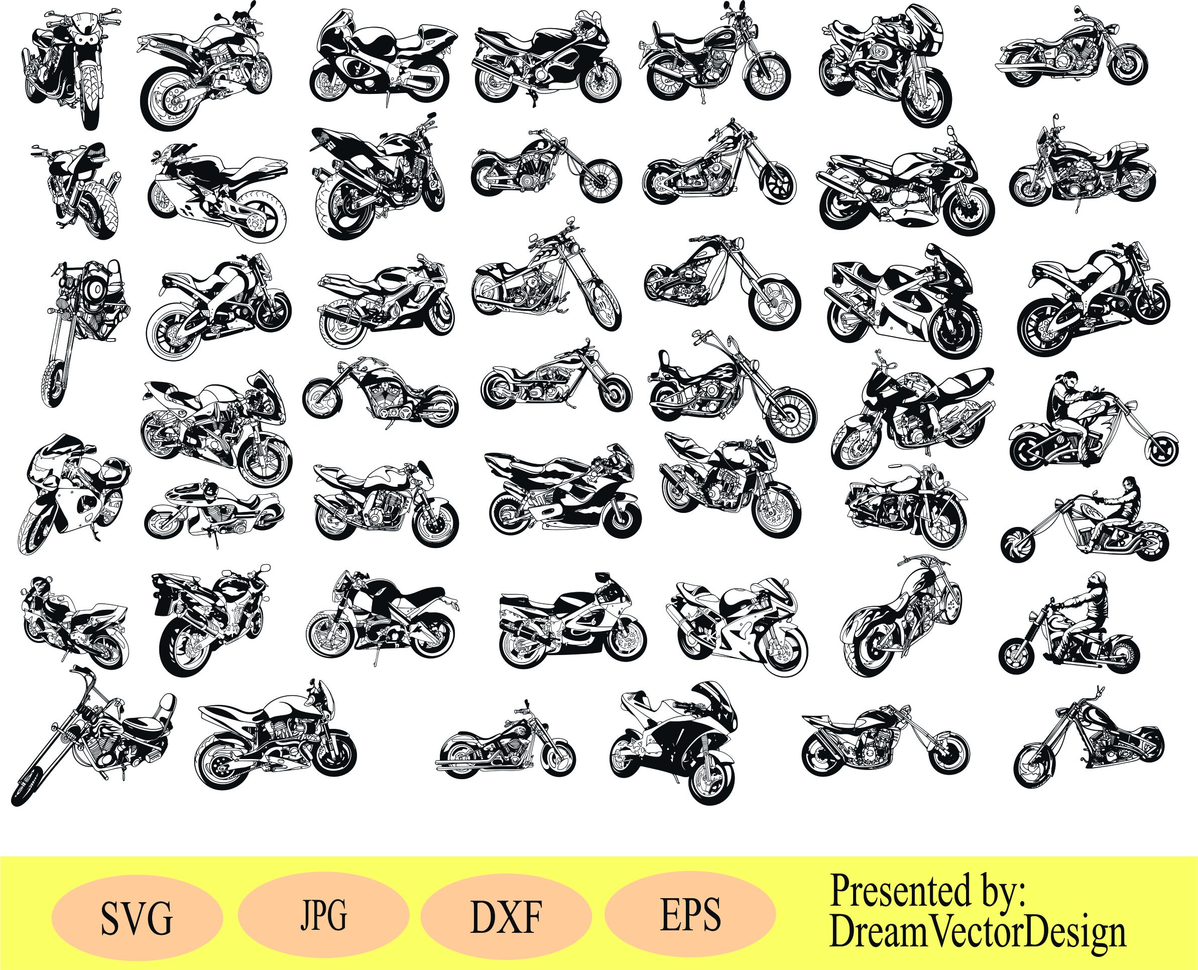BIKE Svg, MOTO Svg, BIKE Moto Svg, Motorcycle Svg, Bike Silhouettes Svg ...
