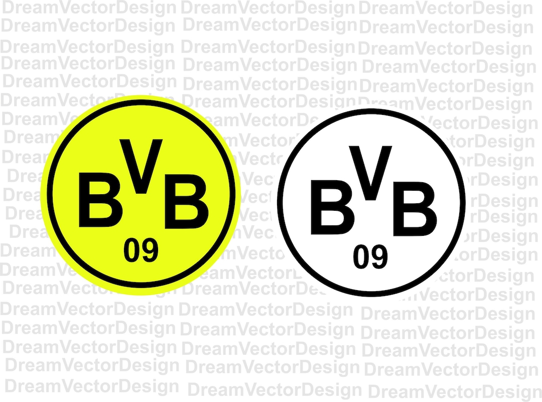 BVB Dortmund Logo SVG Eps Svg Dxf Color and Monochrome Version Vector ...