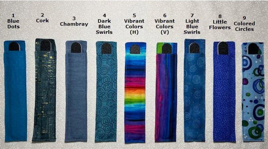 Blue Emery Board Covers - Etsy