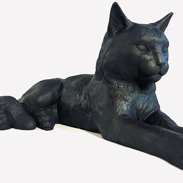Outdoor Large Cat Statue - Etsy