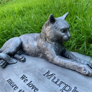 Personalized Cat Memorial Stone - Etsy