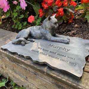 Personalized Cat Memorial Stone - Etsy