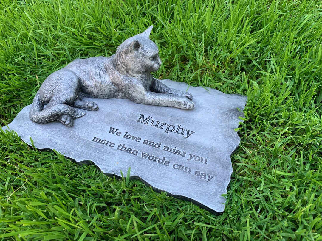 Personalized Cat Memorial Stone - Etsy