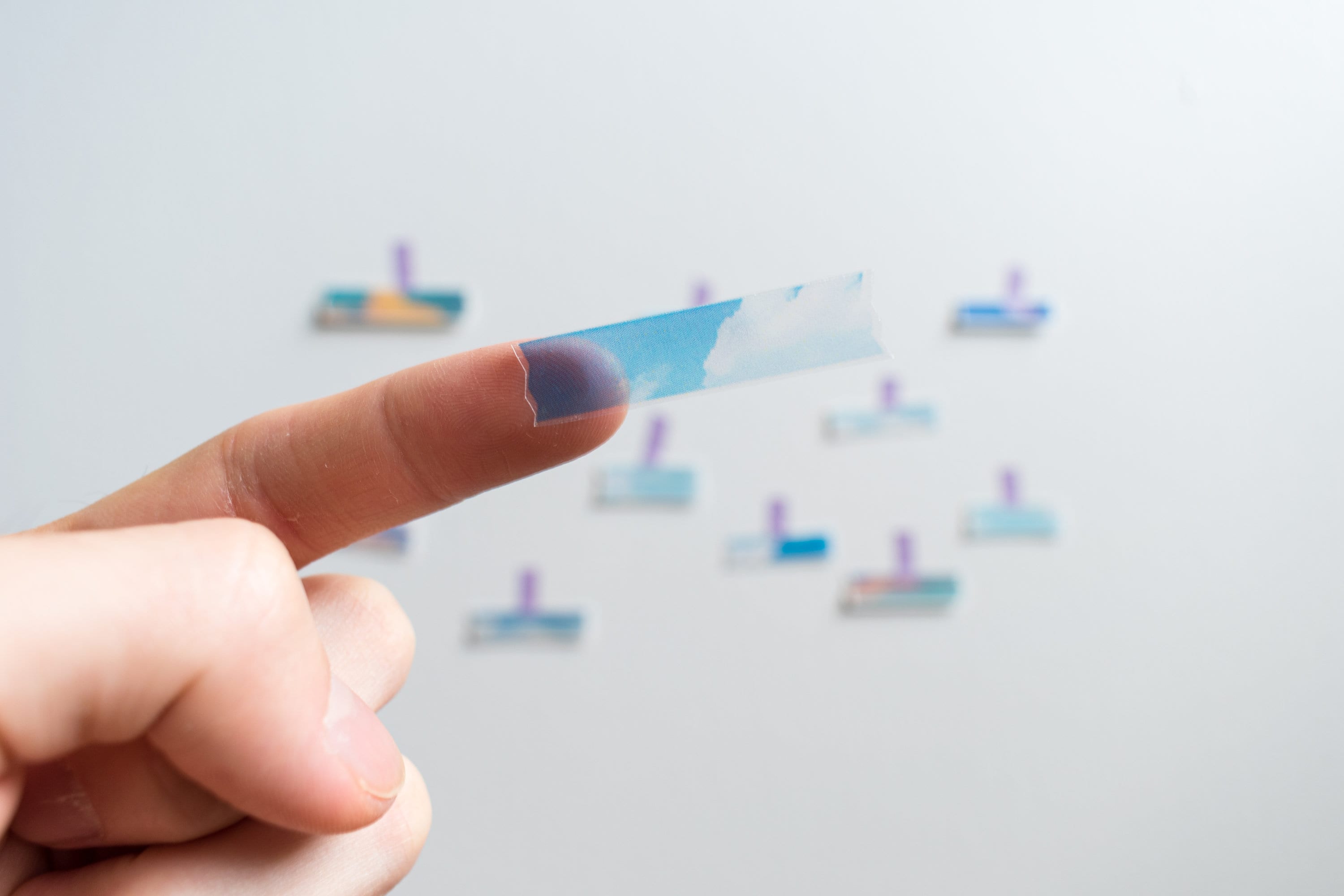 Sky Stickers, Blue Sky, Clear Sky Stickers, Art Stickers, Planner ...