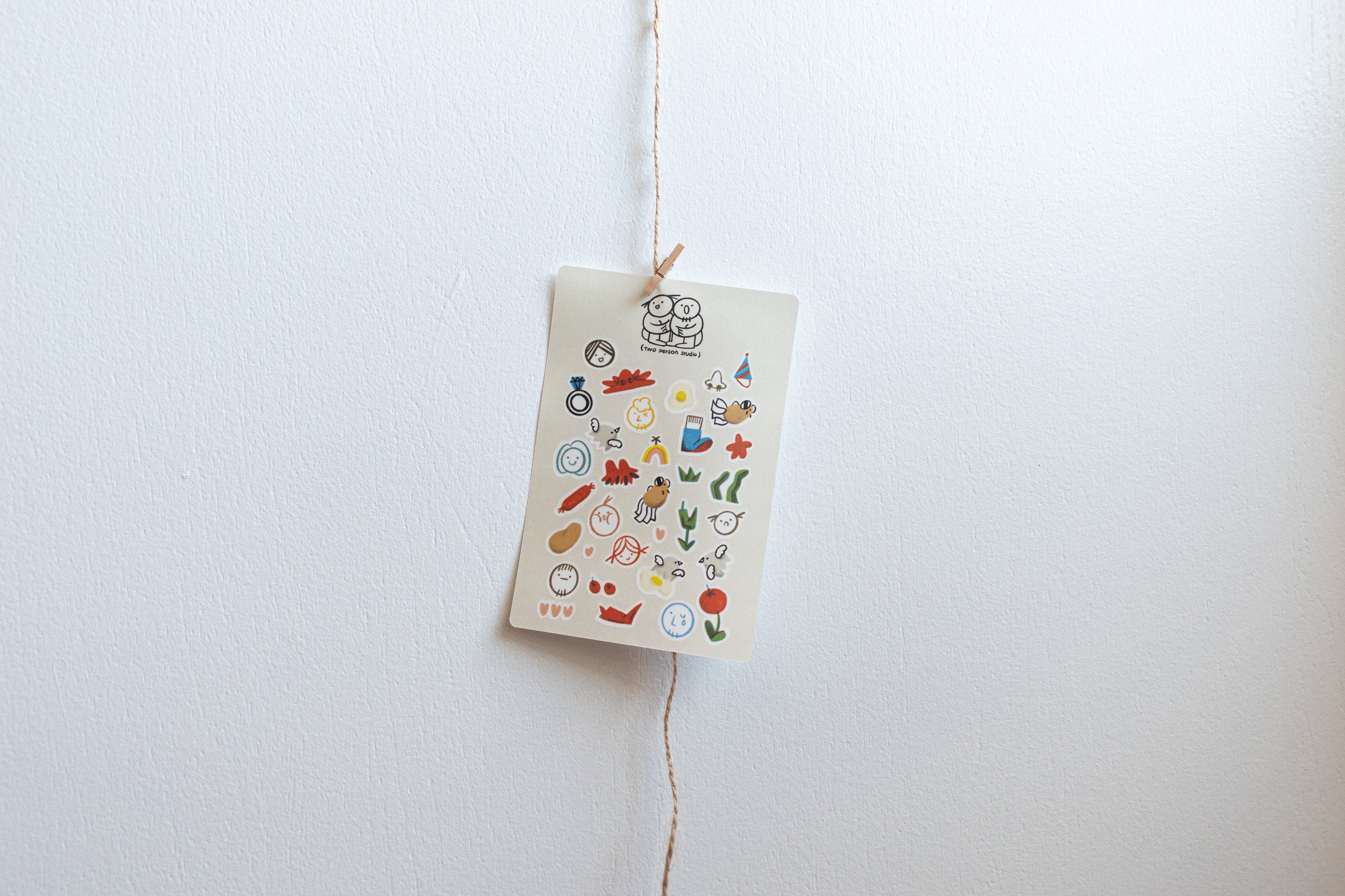 Saturday Doodle Sticker Sheet, Cute Stickers, Breakfast Sticker Sheet ...