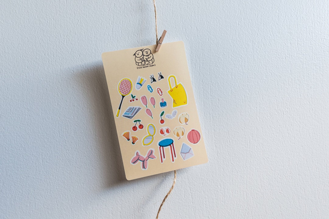 Tuesday Doodle Sticker Sheet, Cute Stickers, Sticker Sheet, Planner ...