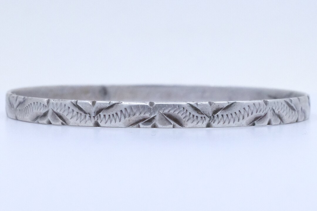 Silver Moroccan African Bangle - Etsy