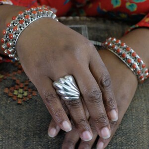 Sterling Silver Modernist Ring - Etsy