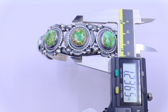 Sterling Silver Sonoran Gold Turquoise Tom Lewis Nava… - Gem