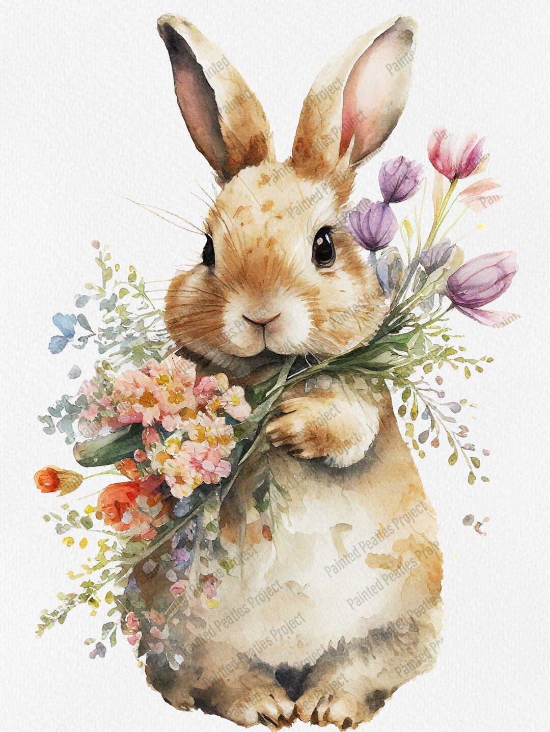 Easter Clipart Watercolor Bunny for Easter Clipart, Sets, Products ... Easter Clipart Watercolor Bunny for Easter Clipart, Sets, Products ...