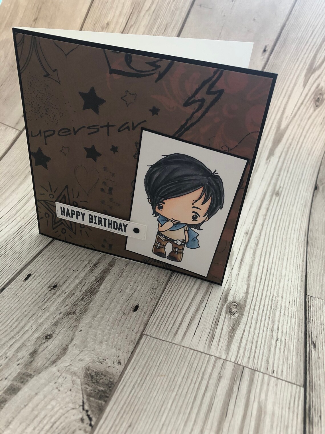 Rockstar Eric Birthday Card - Etsy
