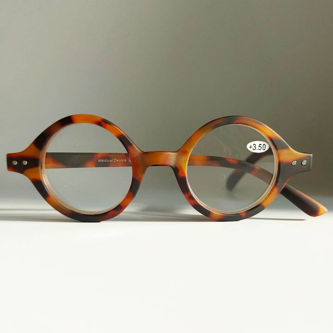 New Super Handy, Round Narrow Reading Glasses. Available in Light and ...