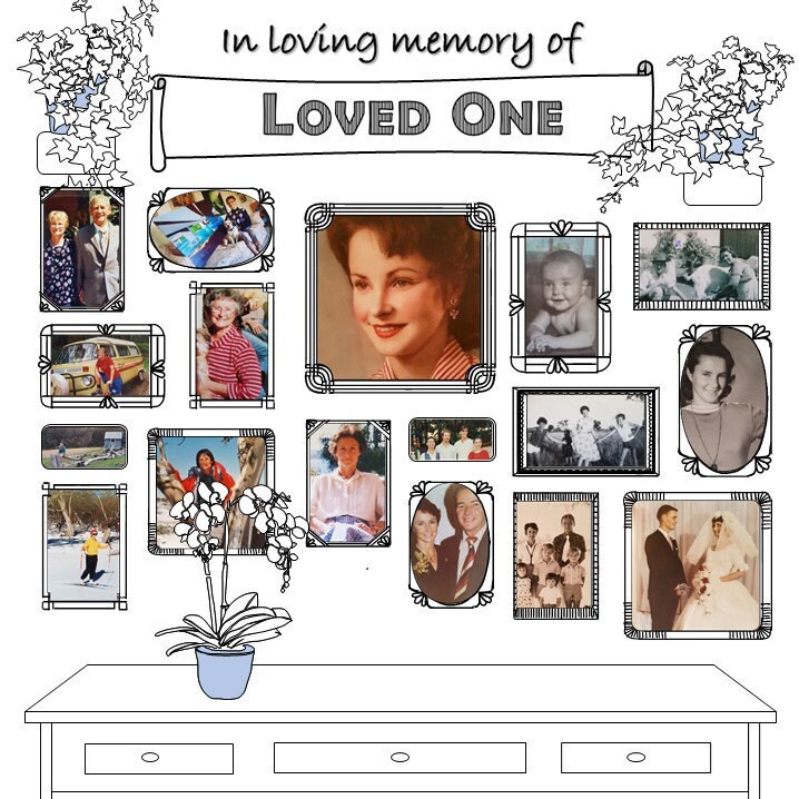 Celebrate of Life Animated Slideshow Template, Create Video, Jpeg or ...