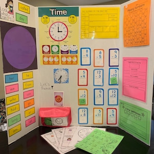 Interactive Learning Board in a Box ! - Etsy