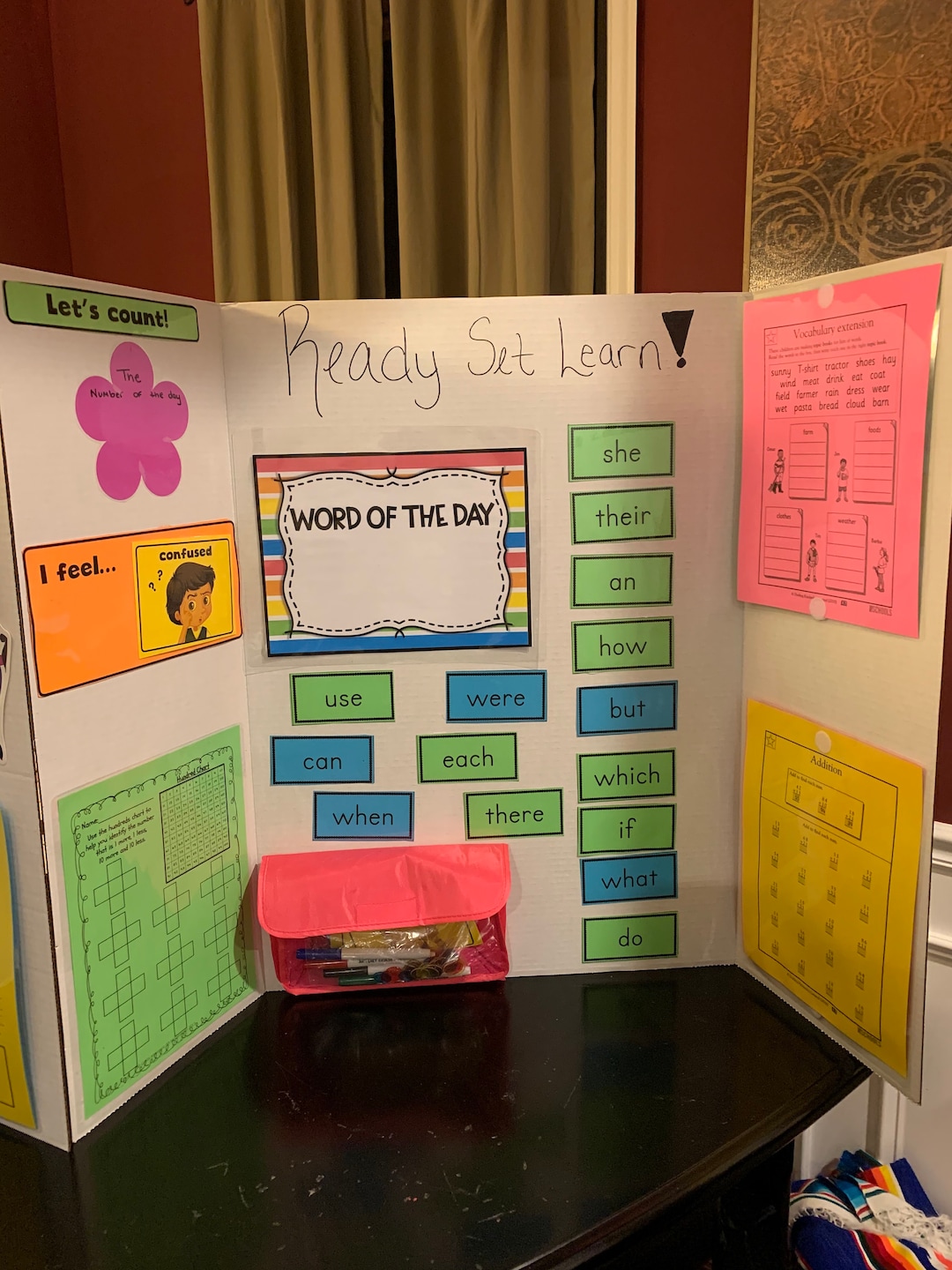 Interactive Learning Board in a Box ! - Etsy