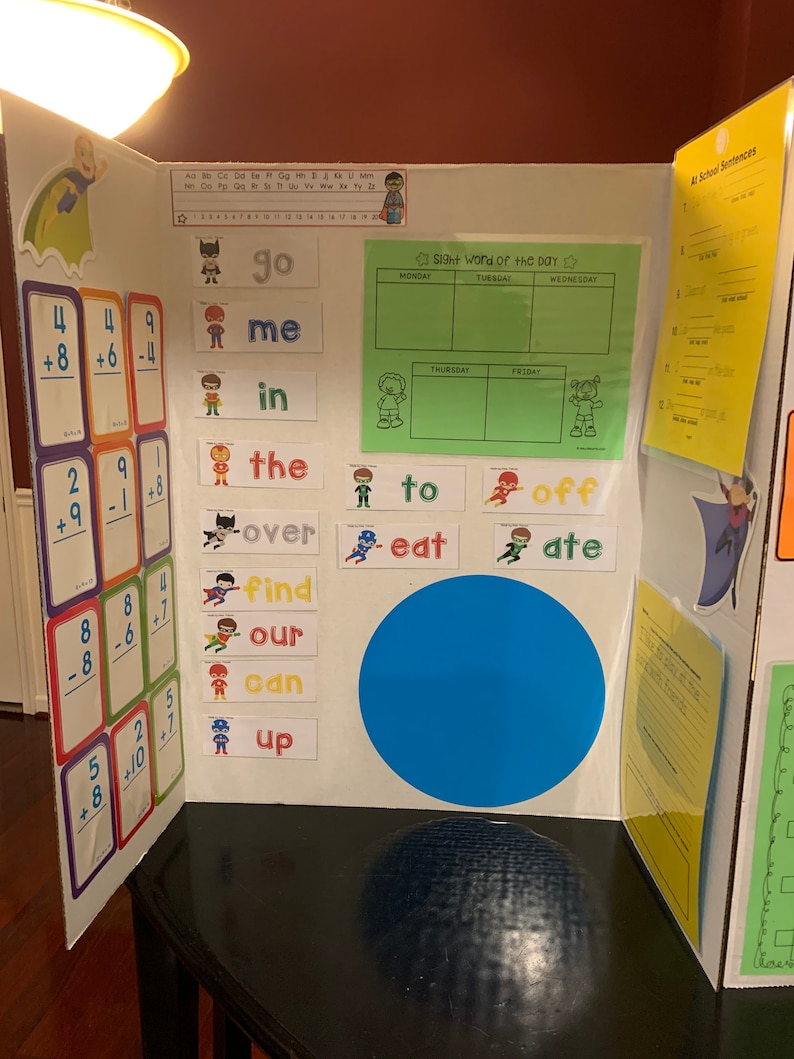 Interactive Learning Board in a Box ! - Etsy